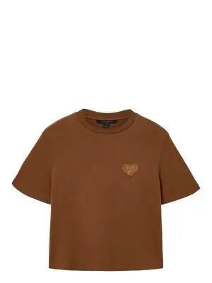 ALLSAINTS Organic Cotton Lover T-shirt - Brown