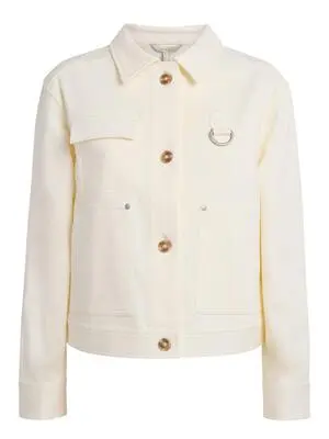 Barbour Stretch Cotton-blend Kirby Overshirt - White