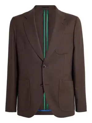 Paul Smith Wool Patch-pocket Blazer - Brown