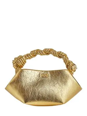 GANNI Mini Bou Top-handle Bag - Gold