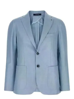 Tagliatore Montecarlo Ingle-breasted Blazer - Blue