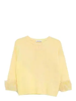 PHILO-SOFIE Ribbed-hem Sweater - Yellow