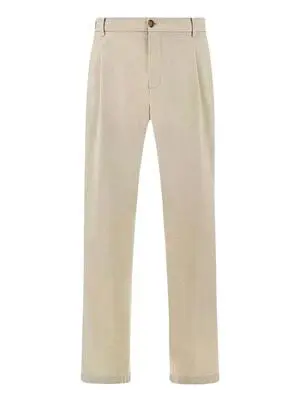 Paul & Shark Buttoned Chino Trousers - Neutrals