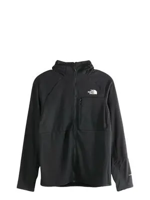 The North Face Logo-embroidered Zip-up Hoodie - Black
