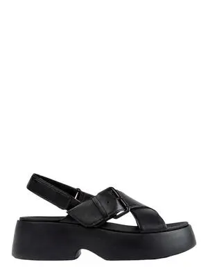 Camper Tasha Buckle-straps Sandals - Black