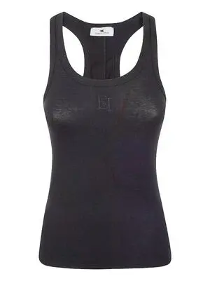 Elisabetta Franchi Racerback Tank Top - Black