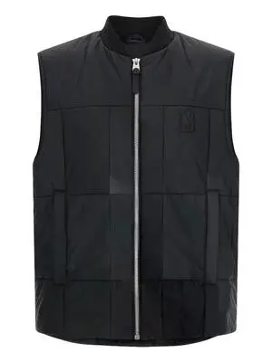 Mackage Quilted Zip Eren Vest - Black