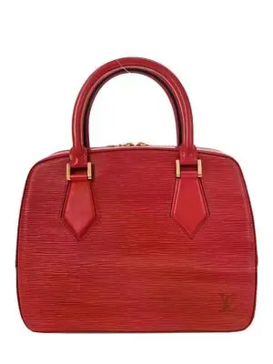 LOUIS VUITTON 1997 Sablon Epi Tote Bag - Red