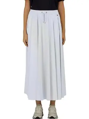 Herno Midi Skirt With Drawstring - Blue