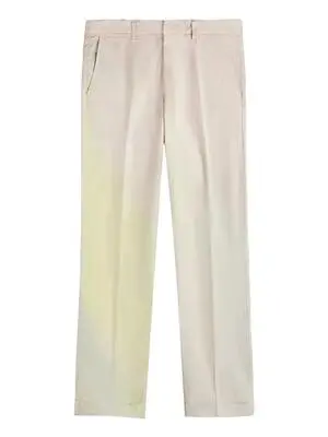FAY Rolled-hem Capri Trousers - Neutrals