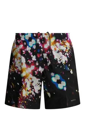 Alexander McQueen Sea Printed Boxer Shorts - Black