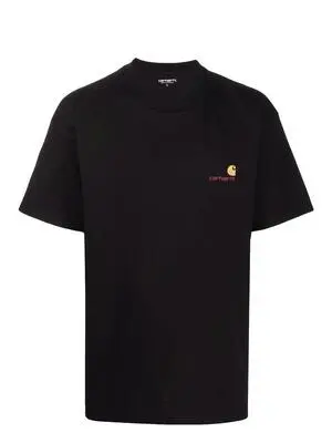 Carhartt Work In Progress T-shirt With Embroidery - Black