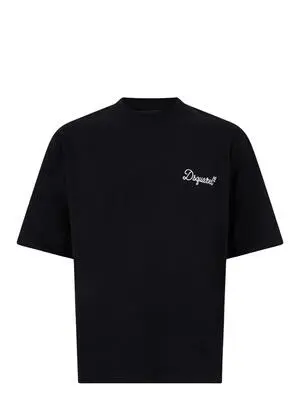 Dsquared2 T-shirt With Embroidery - Black