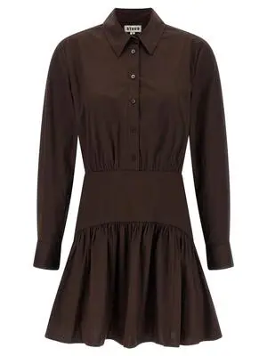 Staud Rocco Dress - Brown