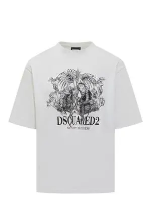 Dsquared2 Monkey Business T-shirt - White
