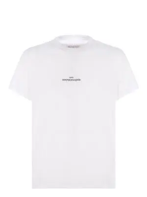 MAISON MARGIELA Logo Cotton T-shirt - White