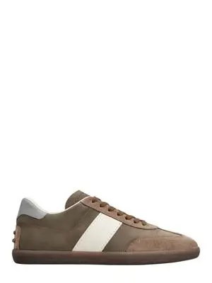 TOD'S Leather Sneakers - Brown