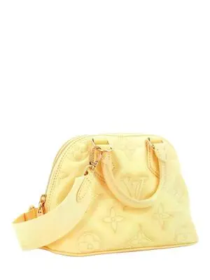 LOUIS VUITTON Alma Bb Shoulder Bag Bubblegram Leather - Yellow