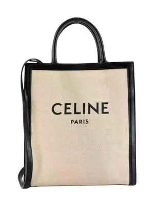 Celine Vertical Cabas Small Tote Bag - Black