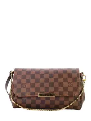 LOUIS VUITTON Damier Mm Favorite Crossbody Bag - Brown