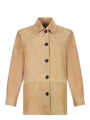 LIU JO Suede Jacket With Pockets