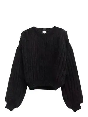 Loewe Balloon-sleeve Knitwear - Black