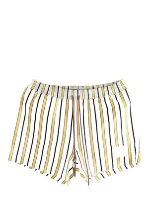 Thom Browne Striped Swim Shorts - White