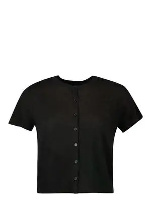LARS ANDERSSON Short-sleeved Cardigan - Black