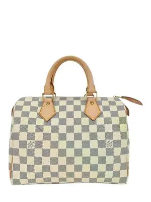LOUIS VUITTON 2007 Damier Azur Speedy 25 Handbag - Neutrals