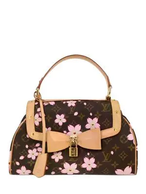 LOUIS VUITTON X Takashi Murakami Monogram Cherry Blossom Sac Retro Pm Handbag 2003 - Brown