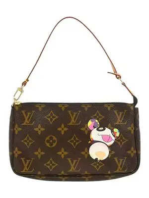 LOUIS VUITTON X Takashi Murakami Panda Pochette - Brown