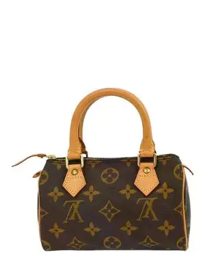 LOUIS VUITTON 1999 Mini Speedy Monogram Tote - Brown