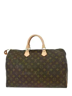 LOUIS VUITTON 2006 40 Speedy Monogram Duffle Handbag - Brown
