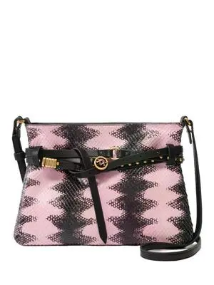 Pinko Stud-embellished Shoulder Bag - Pink