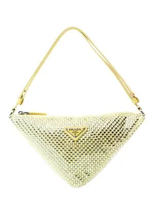 Prada Triangle Shoulder Bag - Yellow