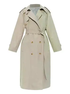 IRO PARIS Belted Double-breasted Trench Coat - Neutrals