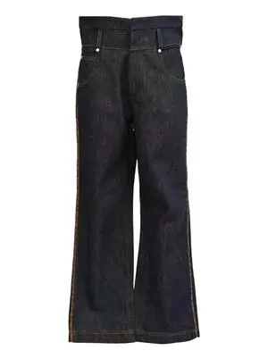 Fendi High-rise Straight-leg Jeans - Blue