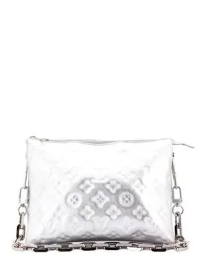 LOUIS VUITTON Coussin Pm Crossbody Bag Monogram Embossed Lambskin - Metallic