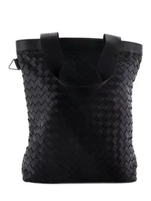 Bottega Veneta Hydrology Intrecciato Leather Tote Bag - Black