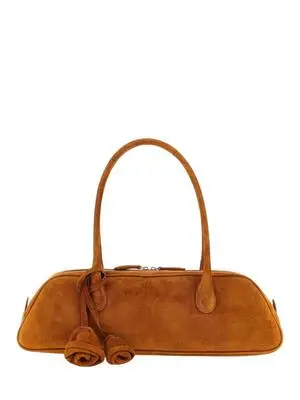 Magda Butrym Brigitte Suede Shoulder Bag - Brown