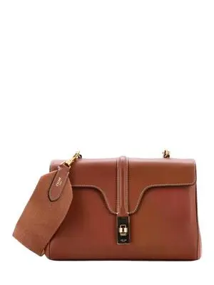 CELINE Soft 16 Teen Shoulder Bag In Smooth Calfskin