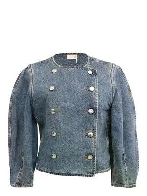 CHLOÉ Double-Breasted Denim Jacket