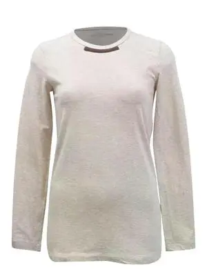 Brunello Cucinelli Monili-chain Sweater - Neutrals