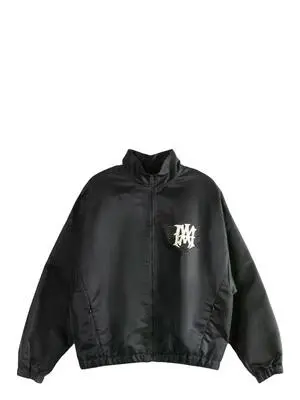 Amiri Logo-print Zip-up Jacket - Black