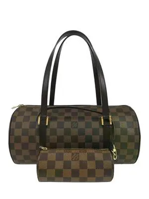 LOUIS VUITTON 2005 Damier Papillon 30 Tote Bag - Brown