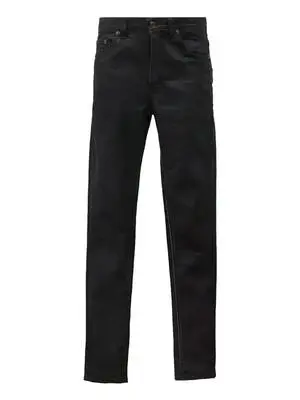 Saint Laurent Straight-leg Five-pocket Jeans - Black