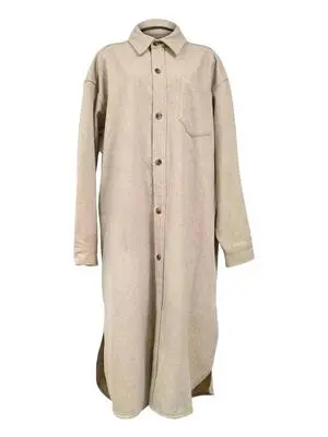 THE FRANKIE SHOP Button-fastening Long Coat - Neutrals