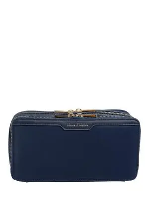 House Of Harlow 1960 Twill Nylon Cosmetic Organizer - Navy