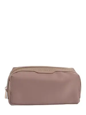 House Of Harlow 1960 Twill Nylon Cosmetic Pouch - Taupe