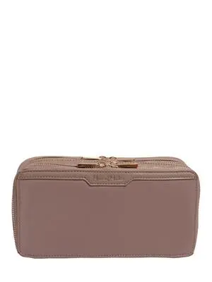 House Of Harlow 1960 Twill Nylon Cosmetic Organizer - Taupe